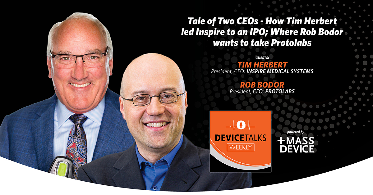 Tale of Two CEOs - How Tim Herbert led Inspire to an IPO; Where Rob Bodor wants to take ...