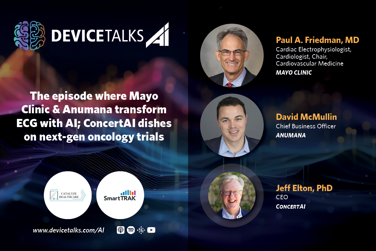 Mayo Clinic on AI-enhanced ECGs and ConcertAI on Clinical Trials